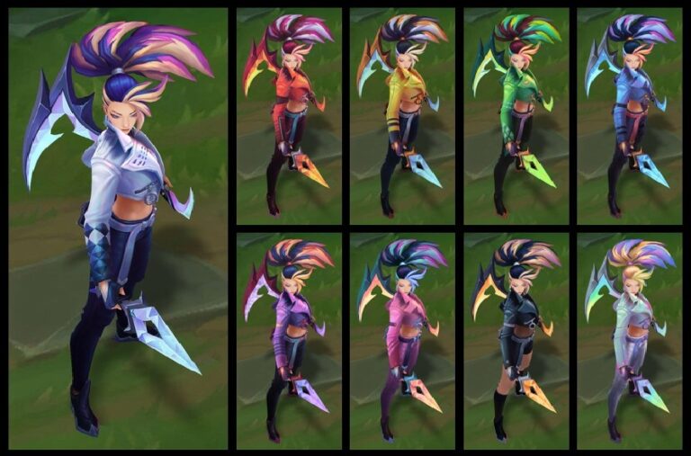 KDA ALL OUT Akali skin League of Legends - price, lore, chromas, art ...