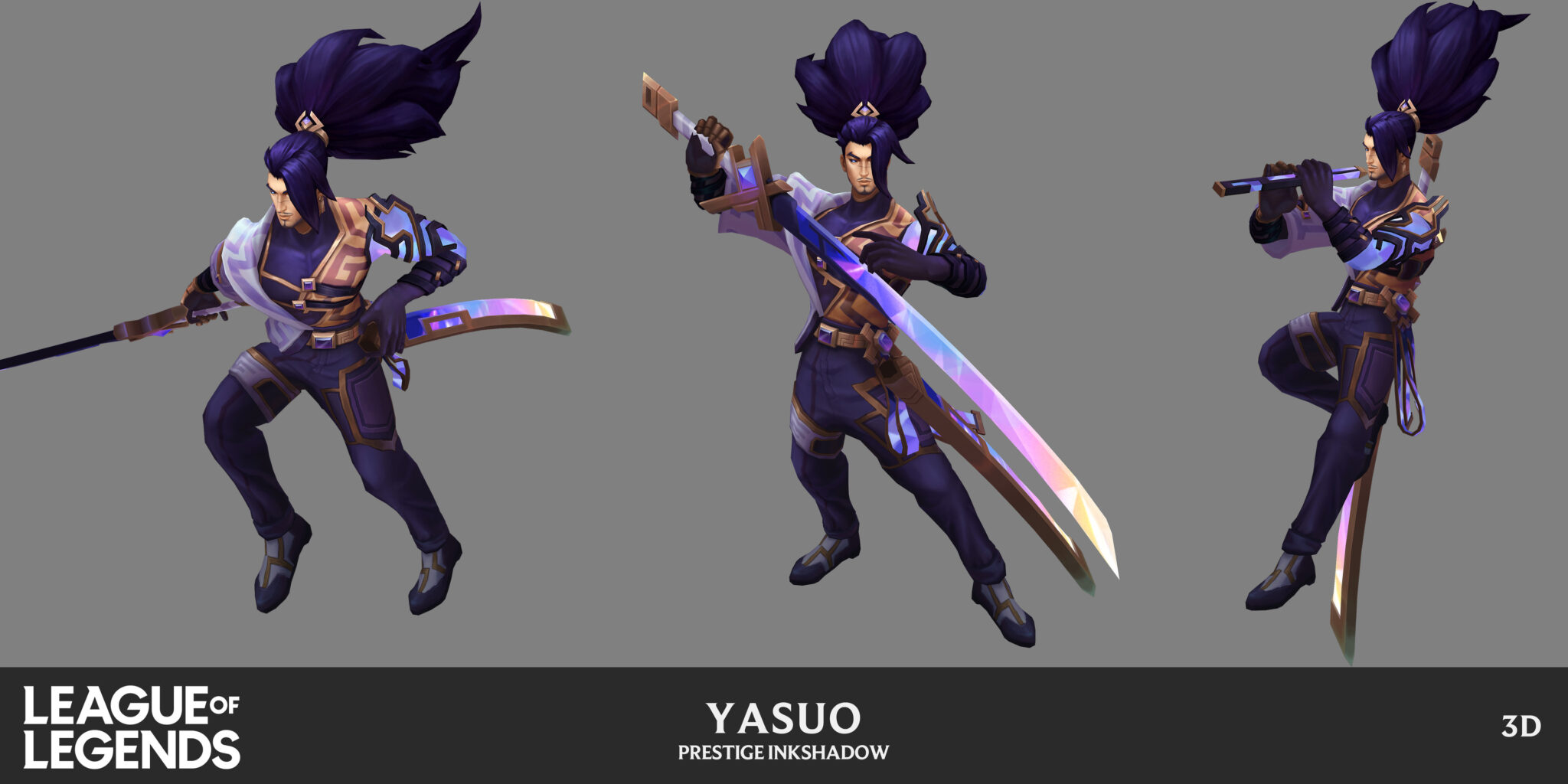Prestige Inkshadow Yasuo skin League of Legends - price, lore, chromas ...