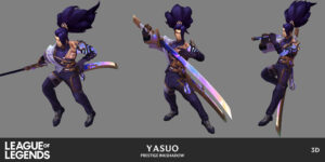 Prestige Inkshadow Yasuo skin League of Legends - price, lore, chromas ...